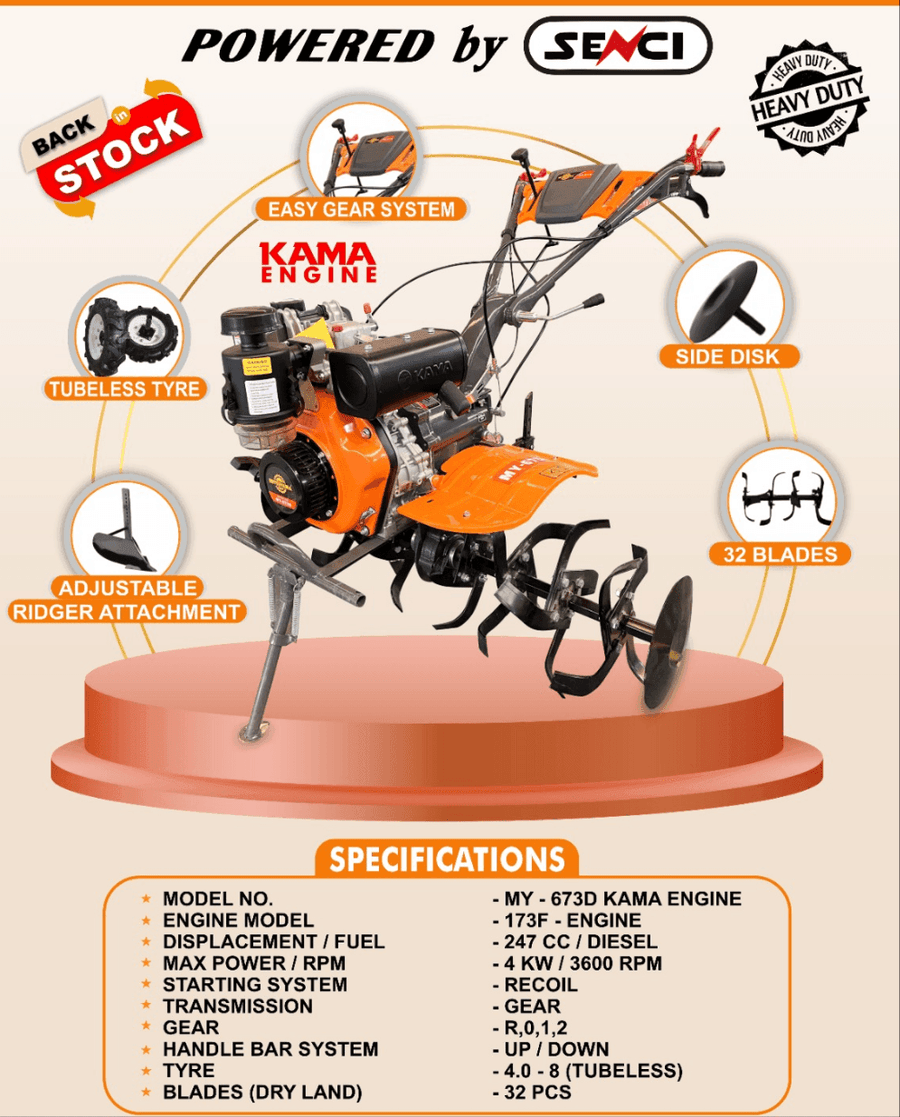 Buy Agriculture Power Weeder (6 HP to 12 HP) | Spaark Agro — SPAARK Agro
