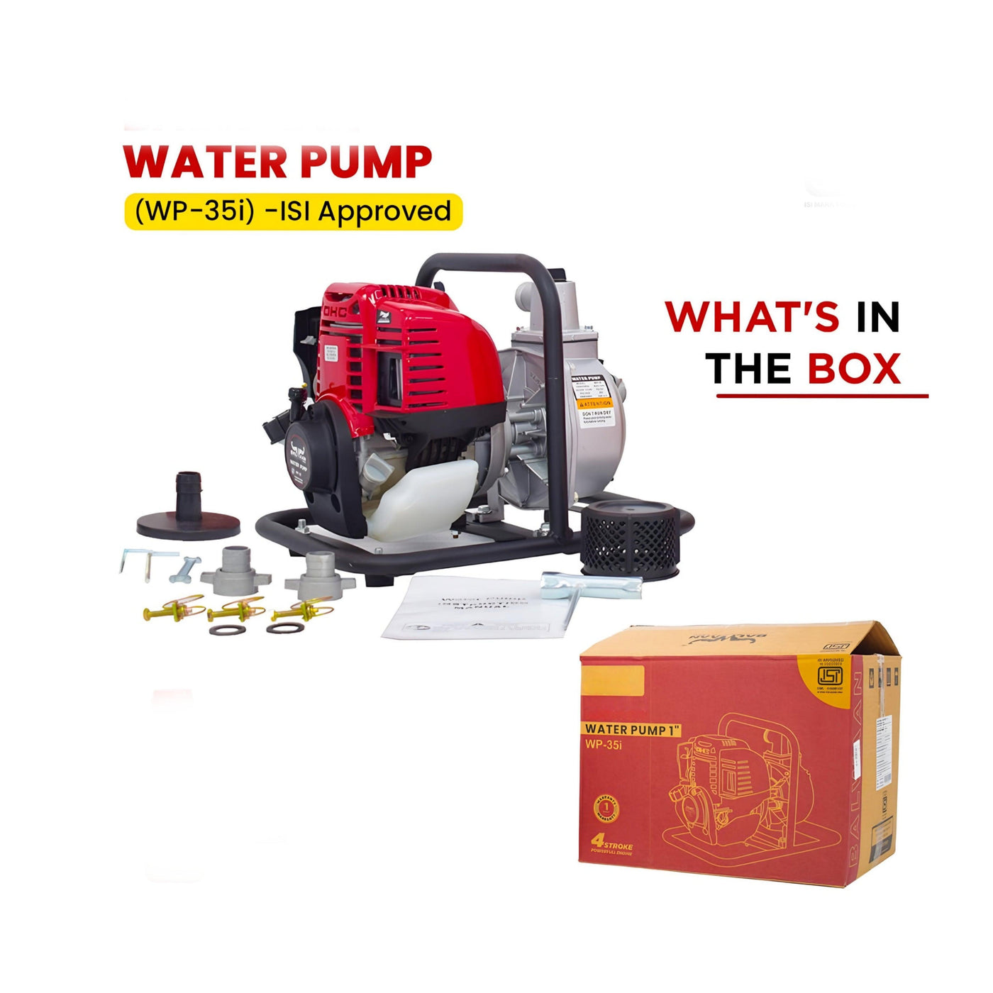 Premium four stroke Engine Water Pump — SPAARKINDIA
