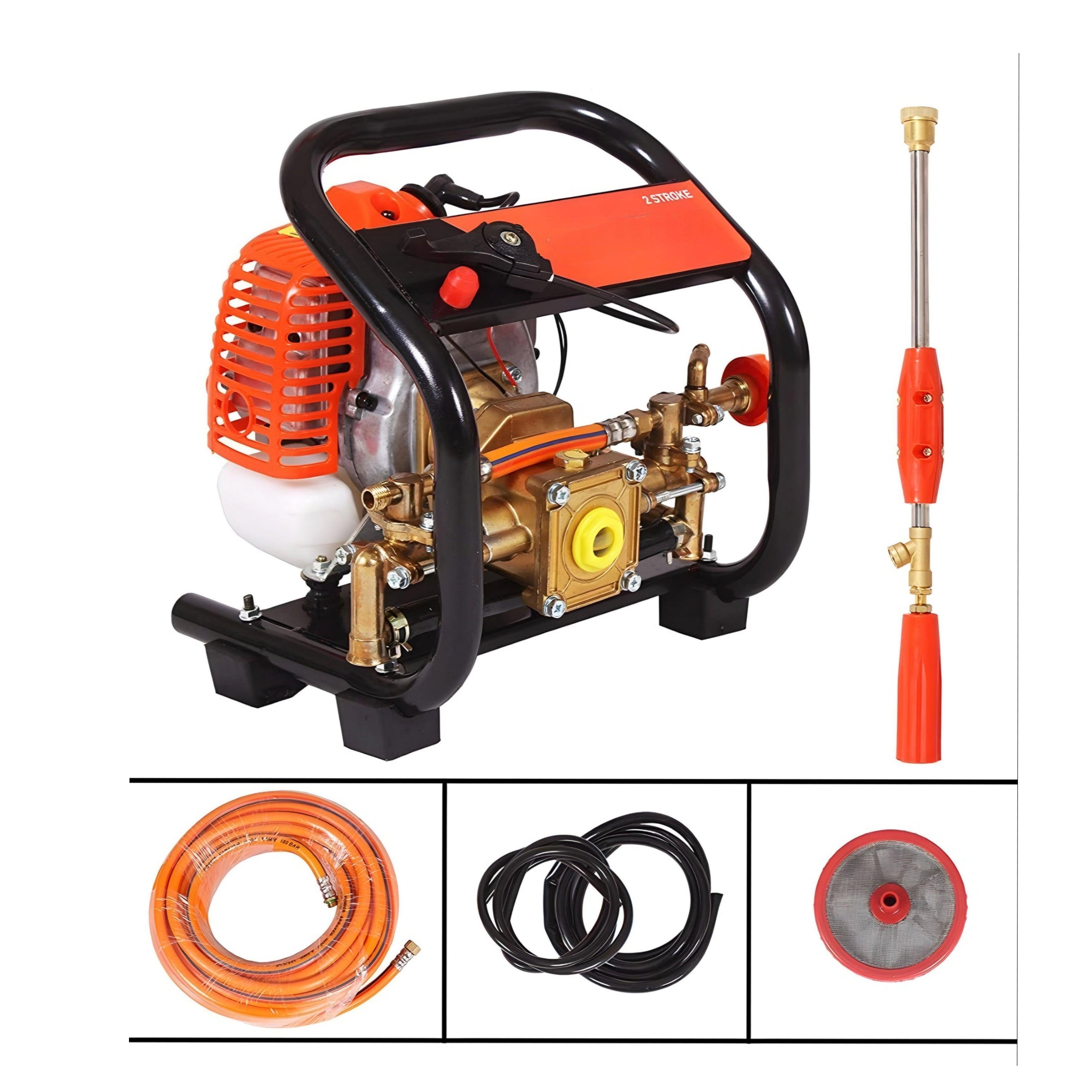 Premium Portable Sprayer | 2 stroke 52 cc Engine | 10 meter Hose pipe ...